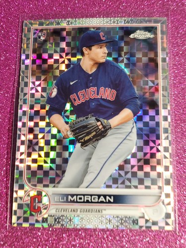2022 Topps Chrome X-Fractor #62 Eli Morgan Cleveland Guardians RC ...