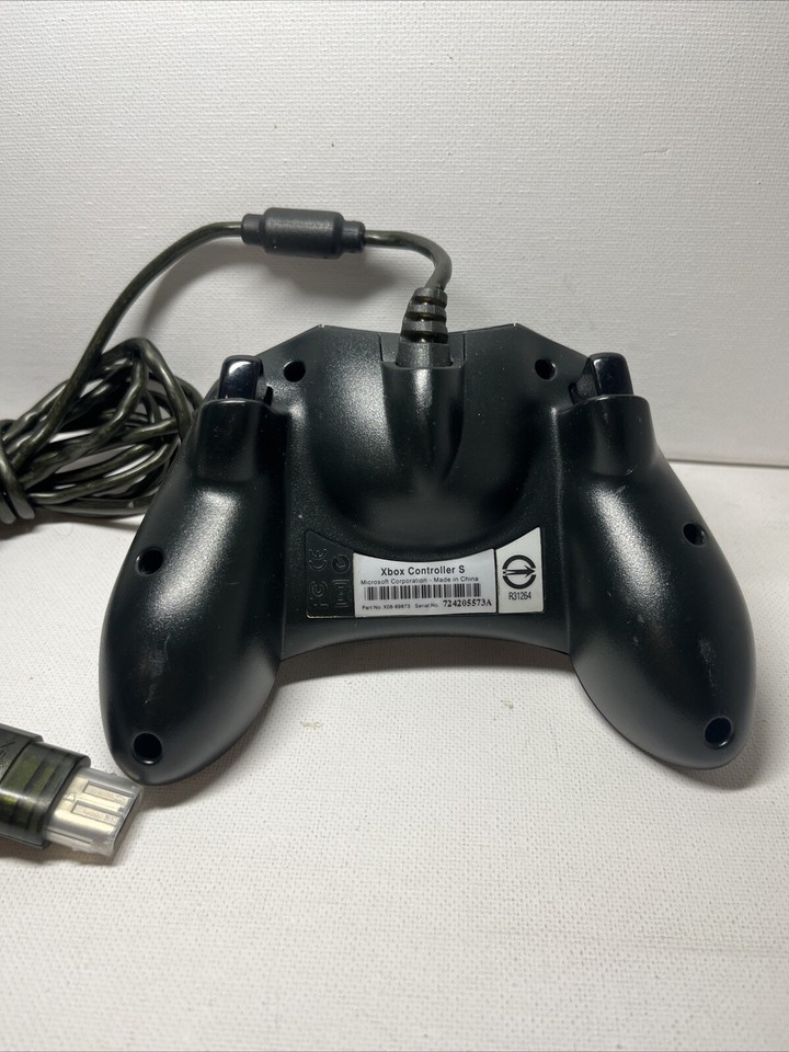 Original OG Black OEM Xbox Controller S Type W/ Breakaway Cable - FREE ...
