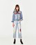 Zara Oil on Denim TRF Cropped Oil Painted Jeans Size 4 | eBay