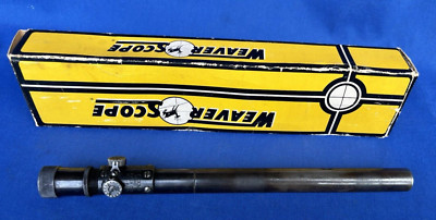 Vintage Weaver 330C Rifle Scope - Post Reticle Click Adjustment | eBay