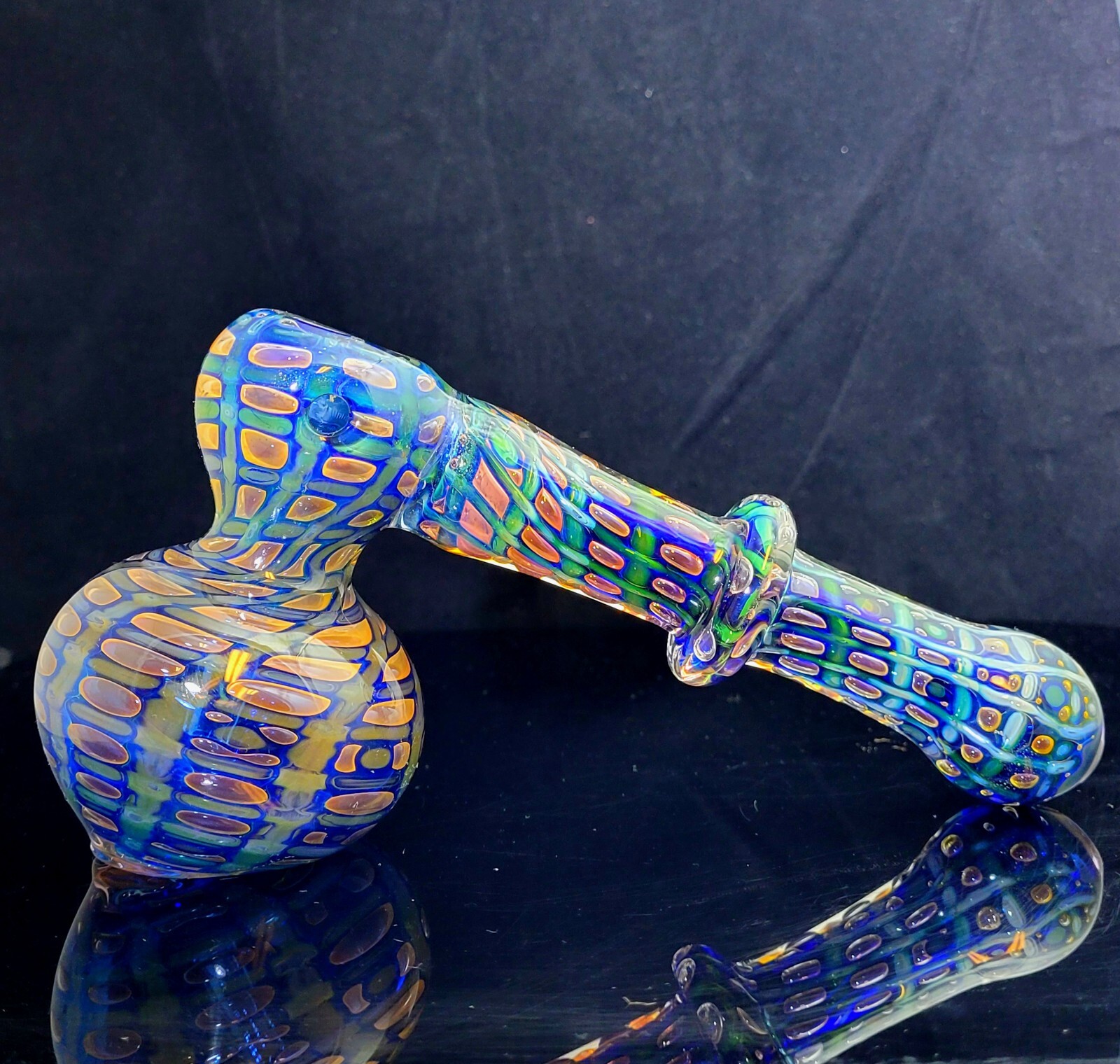 7" Hammer Bubbler Water Pipe Hookah BONG Extreme Artwork Rare *USA* | eBay