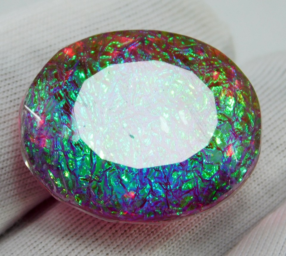 Certified 59.00 Ct Beautiful Natural Monarch Fire Opal Doublet Oval Cut ...