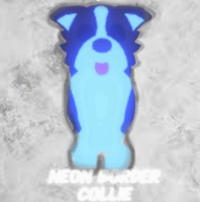Adopt Me Pet - Neon border collie - No Potion | eBay