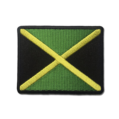 Embroidered Jamaica Jamaican Flag Sew or Iron on Patch Biker Patch | eBay