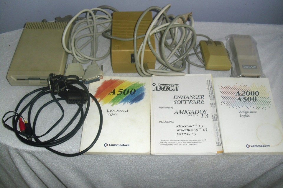 AMIGA A500 COMMODORE VINTAGE COMPUTER.BOXED WITH ACCESSORIES. | eBay UK