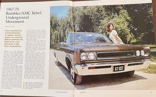 1967 1968 1969 1970 AMC RAMBLER REBEL 12 PG COLOR Article MACHINE SST ...