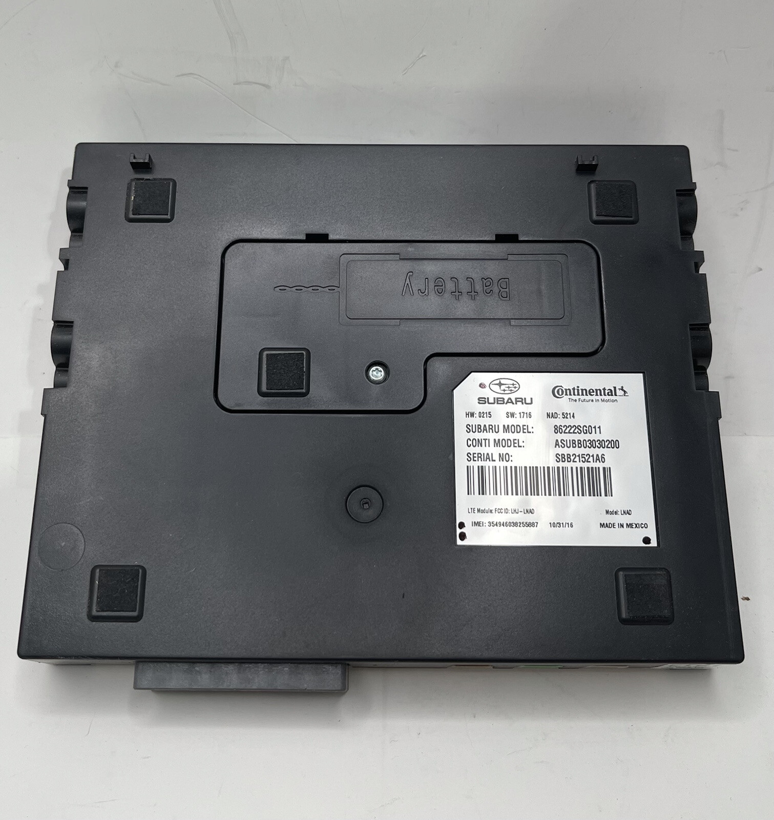 2017 Subaru WRX Telematics Control Module 86222SG011 for sale online | eBay