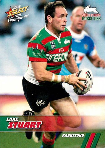 2008 SOUTH SYDNEY RABBITOHS NRL Card LUKE STUART Centenary | eBay