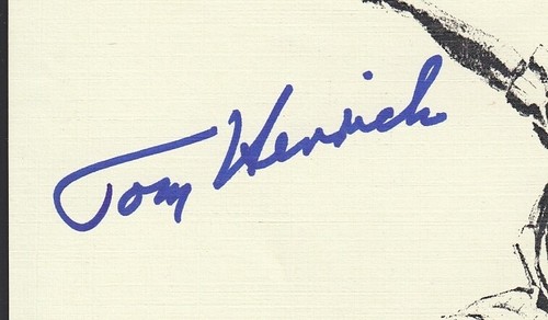 Tommy Henrich Autographed 8x11 NY Yankees George Loh Print SGC ...