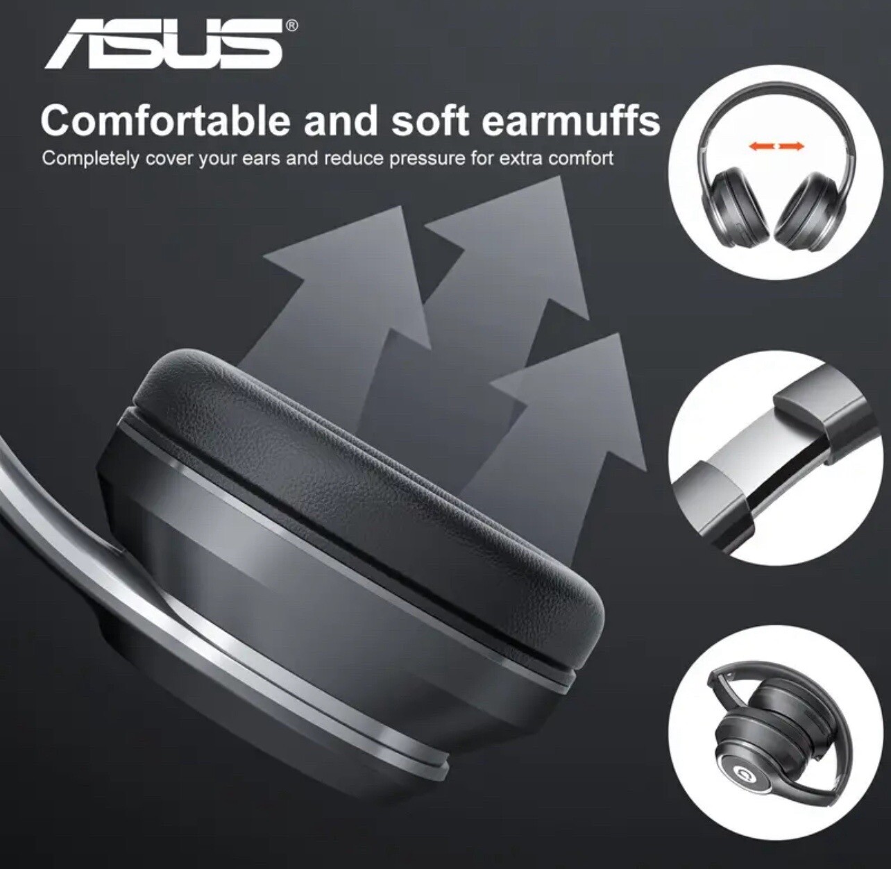 ASUS AS-D96 5.3 Wireless Earphone Headphones With Microphone | eBay
