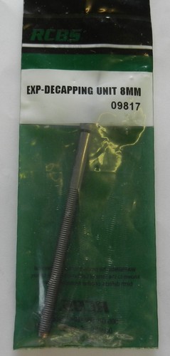 RCBS EXP-Decapping Unit; Replacement Decapping Unit; For 8mm; 09817 ...