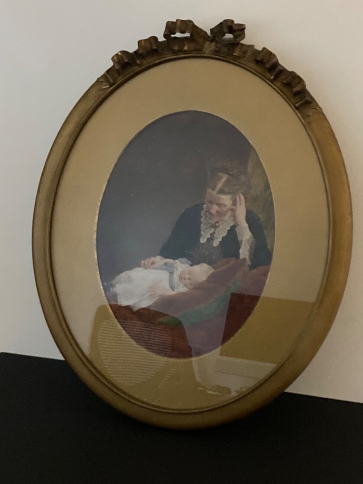 Victorian Post Mortem Photograph (overpainted) - Mother & Child | eBay