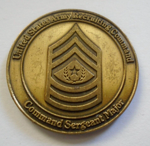 UNITED STATES ARMY RECRUITING COMMAND SGT MAJOR CHALLENGE COIN | eBay