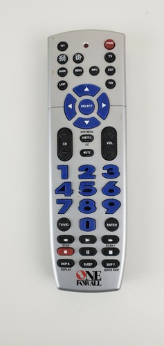 One For All 4-Device Universal Big-Button Remote Control URC4110 TV DVD ...