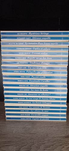 LOT 20 LIVRES HARLEQUIN COLLECTION AZUR - BON ETAT - REP 1826 | eBay