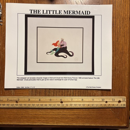 The Walt Disney Company Little Mermaid Advertising For Limited Ed ...