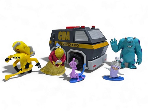 Imaginext Disney Monsters Inc CDA Child Detection Van w Figures Sulley ...