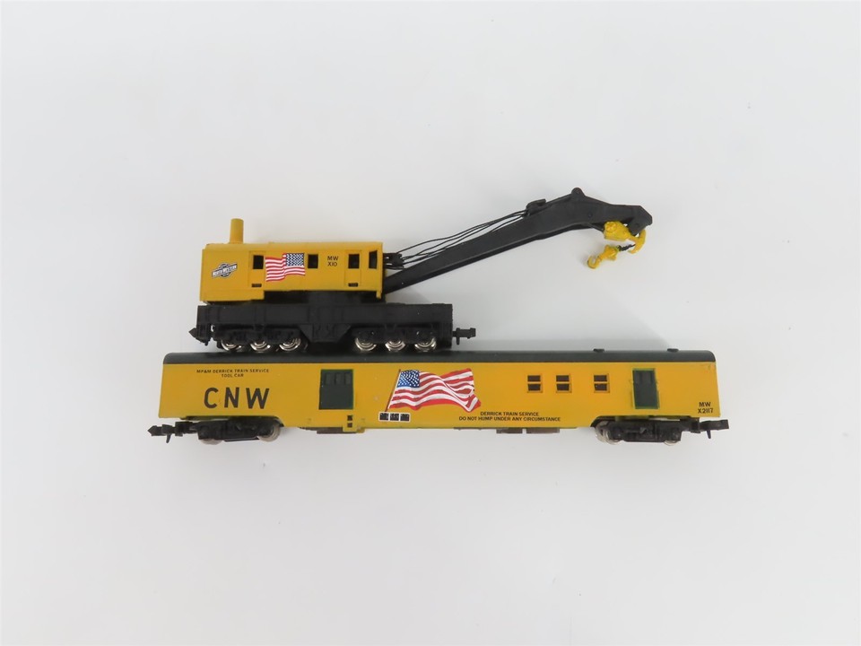 N TR Shops CNW Chicago Northwestern Maintenance 6-Car Trains Set Pro ...