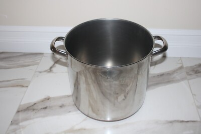 Revere Ware NON MAGNETIC Copper Bottom 12 Qt 85 Stock POT COOKWARE USA ...