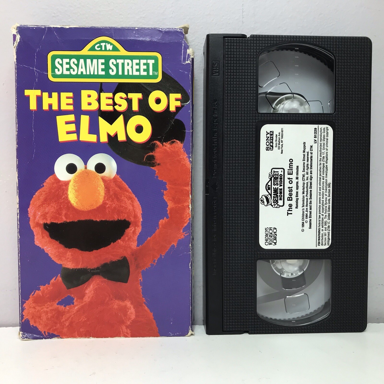 Sesame Street Best of Elmo VHS Video Tape | Grelly USA
