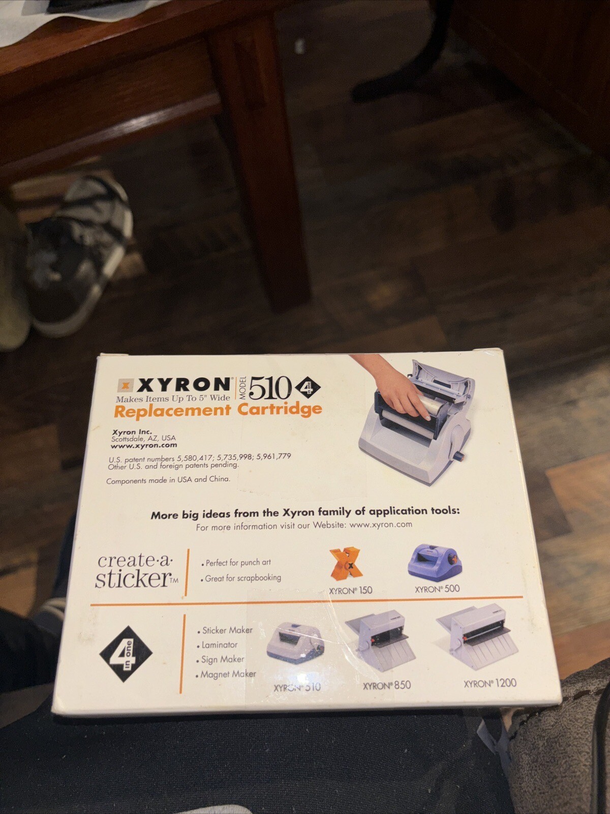 Xyron 510 Refill Cartridge AT1605-18 for Acid Free Permanent Adhesive ...