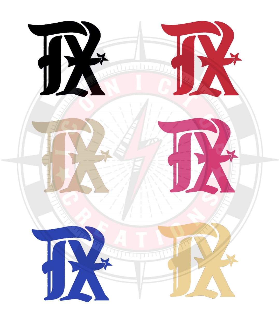 Texas Rangers Logo Sticker