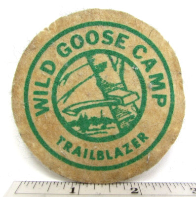 Vtg Wild Goose Camp For Boy Trailblazer Jacket Patch Harmony ME Great ...