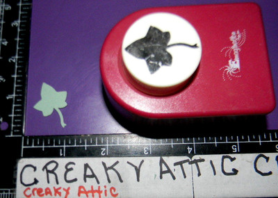 GRAPE LEAF LARGE PAPER PUNCH EMAGINATION EMAGINATIONS # 1040 ...