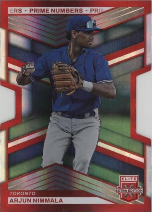 2023 Panini Elite Extra Edition - Arjun Nimmala #53 Prime Numbers A Die ...