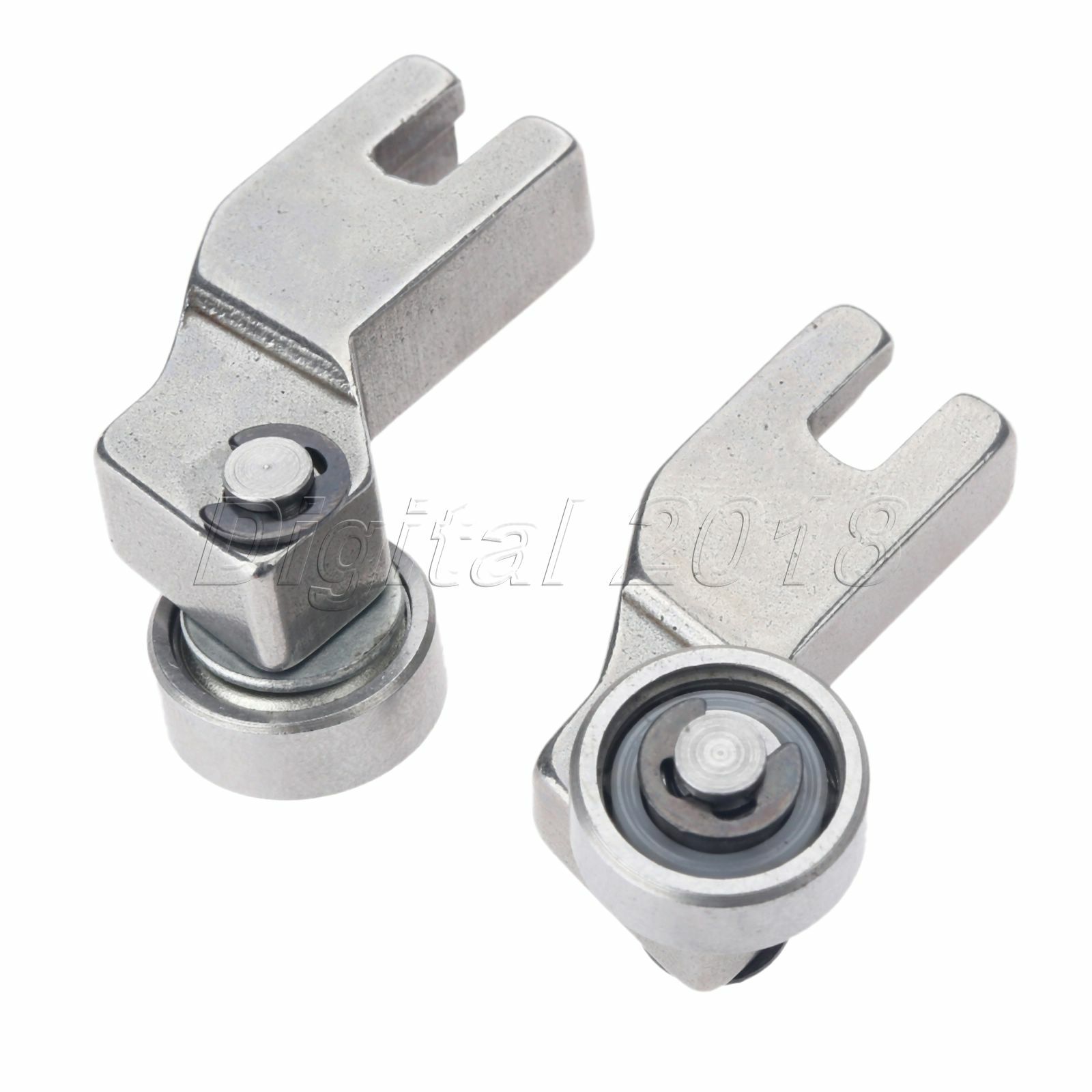 1/2Pcs Template Machine Single Wheel Roller Presser Foot All Steel 31* ...