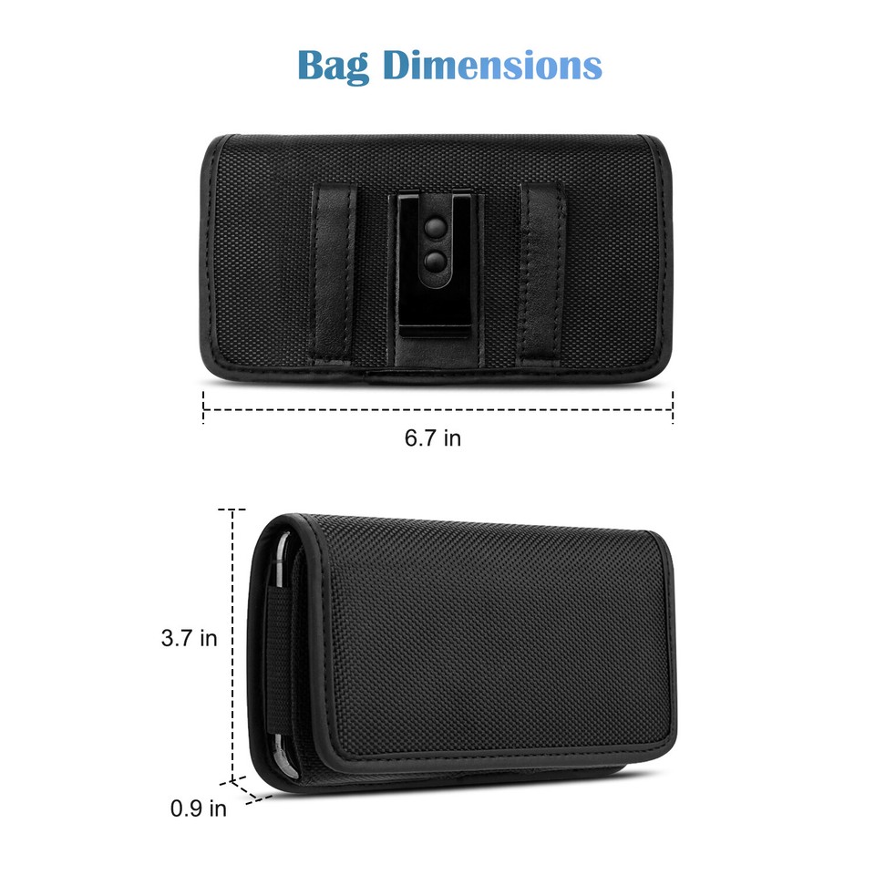 Vertical Cell Phone Belt Clip Pouch Buckle Holster Wallet Card Holder ...