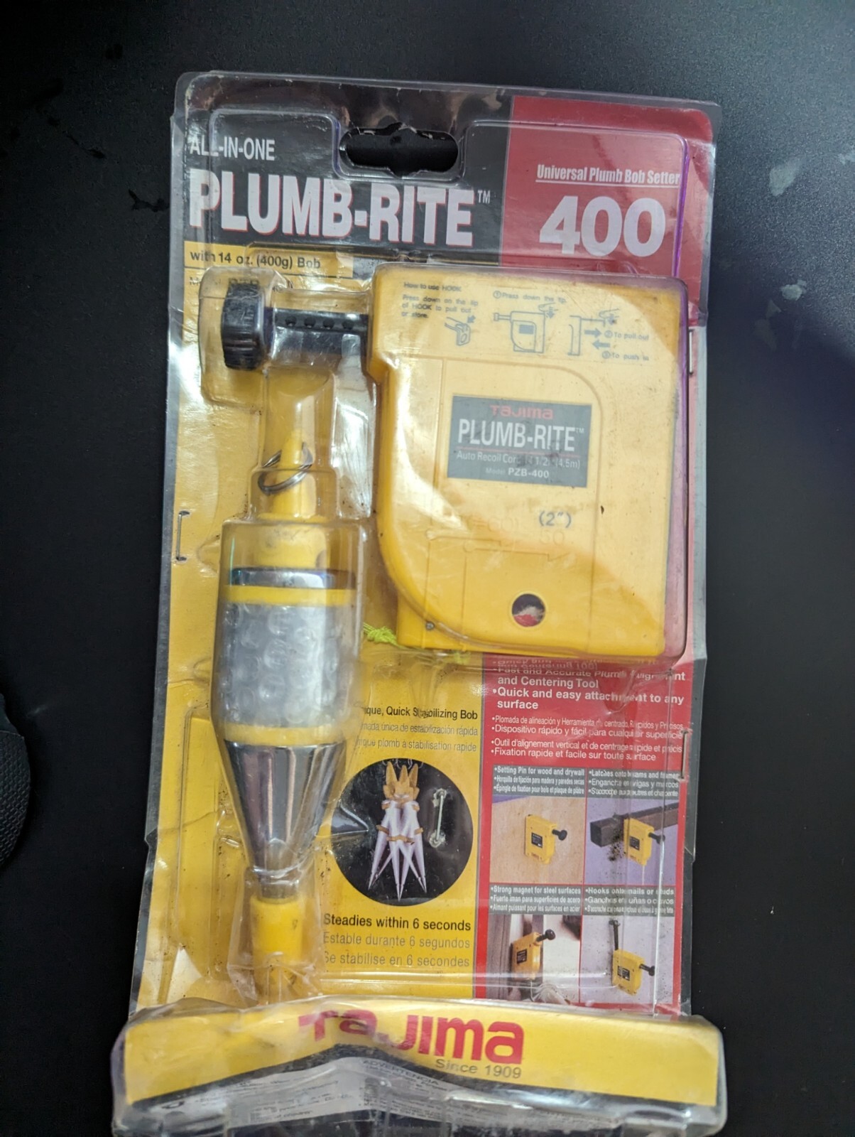 2 Tajima Pzb-400 P450z Plumb-rite Magnetic Plumb Bob for sale online | eBay