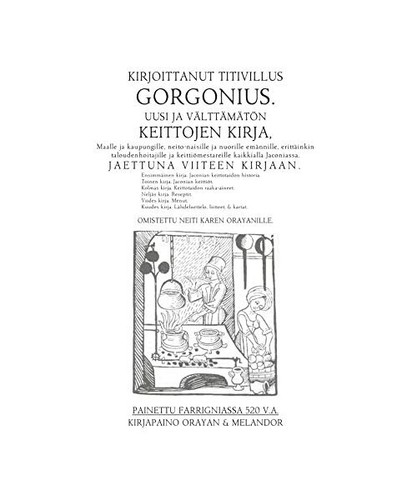 Praedor: Keittojen kirja: Kirja Jaconian ruokakulttuureista, Titivillus ...