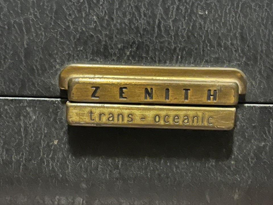 Vintage Zenith Trans-Oceanic Portable Tube Radio Model H500 for Parts ...