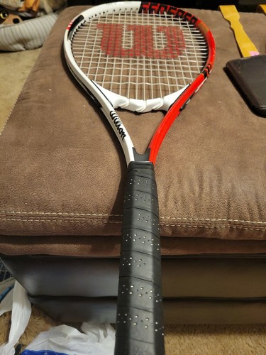 WILSON ROGER FEDERER 110 POWER STRINGS TENNIS RACKET L3-3 3/8 great ...