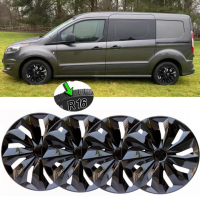 Set of 4 16" Wheel Covers Full Rim Snap On Hub Caps R16 For Ford ...