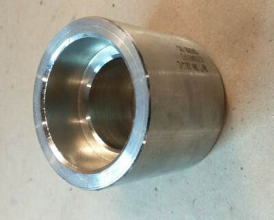 1-1/2" - 1-1/4" Reducing Pipe Half Coupling Socket Weld 316 Stainless ...