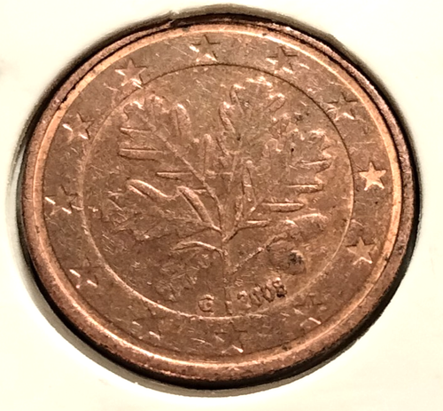 2008 G Germany 5 Euro Cent Coin - KM#209 - (IN#15491) Combined Shipping ...
