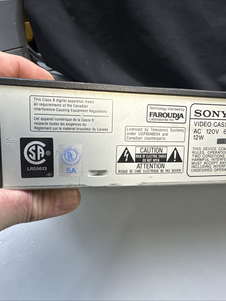 Sony EV-C25 NTSC Hi-Fi Stereo VCR Made in Japan Video 8 Player | eBay