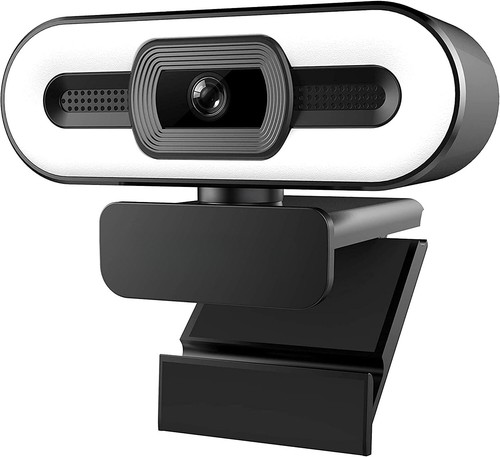 2K 1080P Webcam with Microphone,USB Streaming Web Camera Autofocus Plug ...