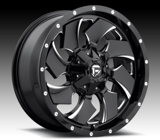 Fuel 20x9 Cleaver D574 6x135/6x5.5 ET1 Black Milled Wheels (Set of 4 ...