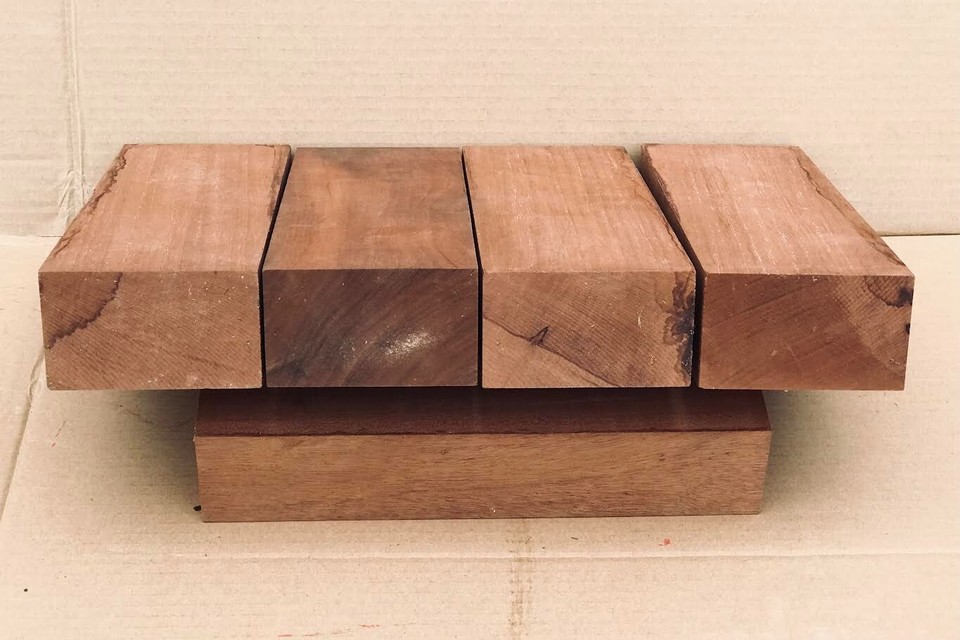 Mahogany Solid Wood Blank, 2-7/16" x 4-1/4" x 12-1/4" Length easy Do It ...