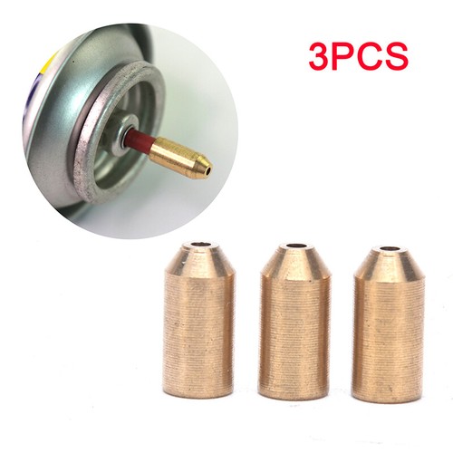 3PCS Gas Refill Adapter for Lighters Stove Adaptor Hiking Camping Outd ...