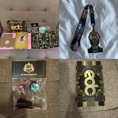 Electric Daisy Carnival Las Vegas 2025 Box Goodies Magnet VIP Lanyard ...