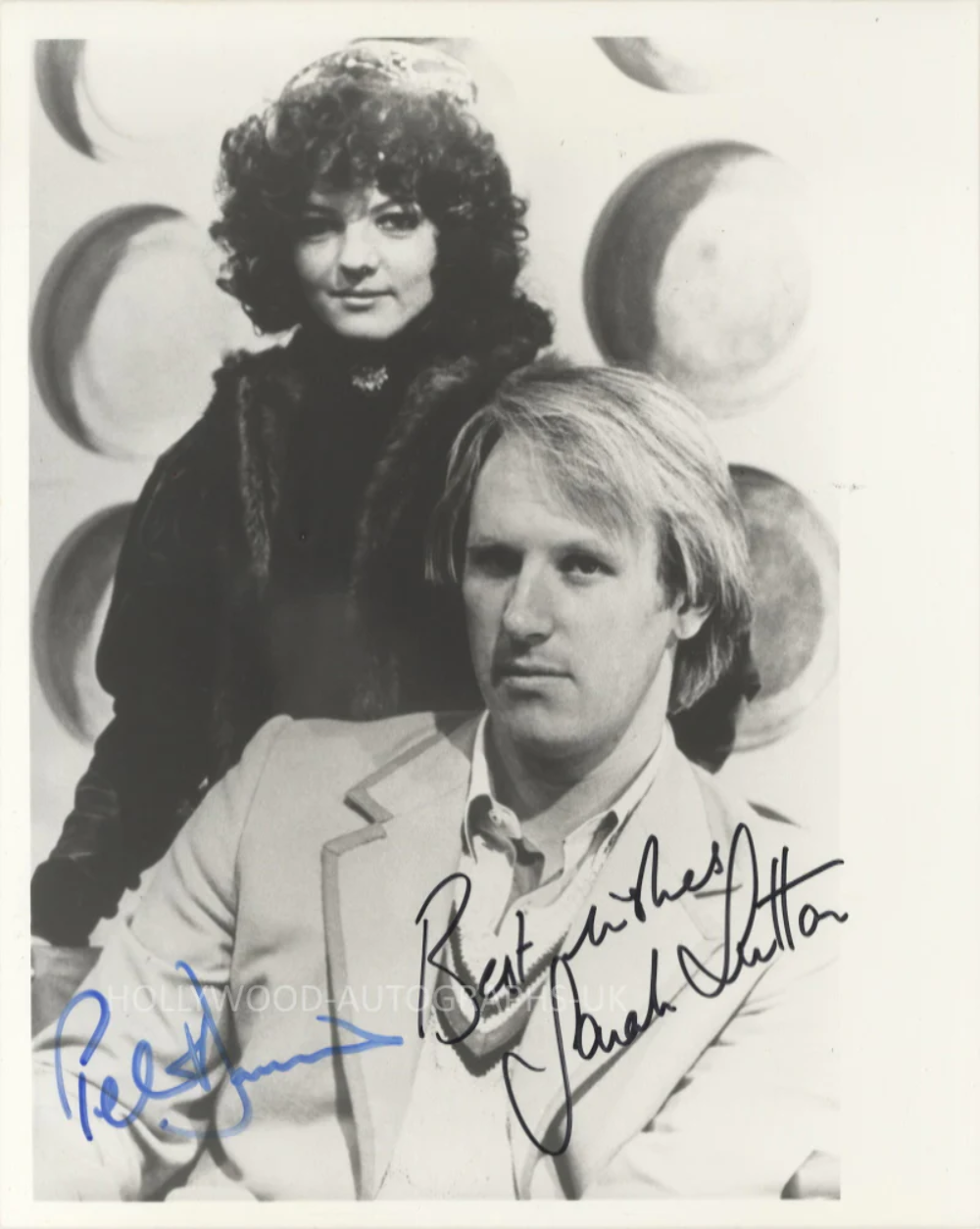 PETER DAVISON and SARAH SUTTON - Doctor Who GENUINE SIGNED AUTOGRAPH | eBay