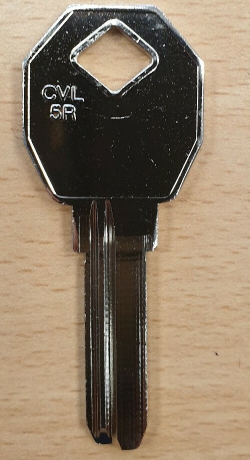 5 X Silca CVL5R Dimple Key Blanks - Equivalent JAM CVL-9D / Orion CVL9 ...