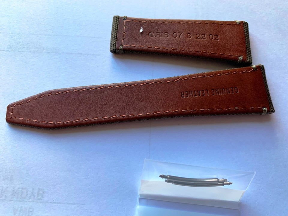 Oris 7760 7756 Big Crown ProPilot Ø 44mm Textile 22mm Band Strap ...