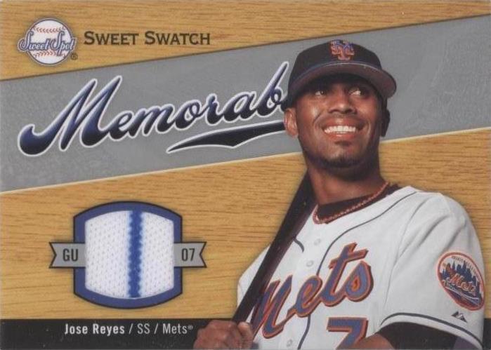 2007 Sweet Spot - Sweet Swatch Memorabilia Jose Reyes #SW-RE (MEM) for ...