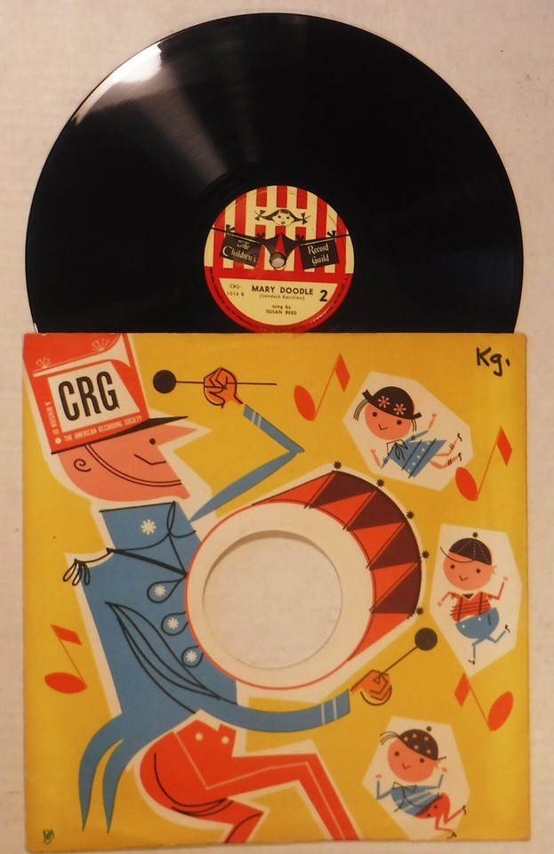 CHILD’S 10 INCH 78 RPM VINYL RECORD & PICTURE SLEEVE / CRG 1014 / MARY ...