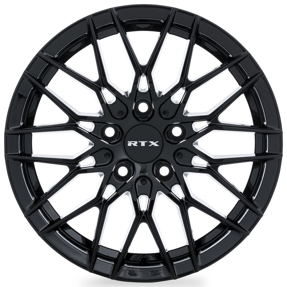 Set of 4 Black 18in Wheel Rims for 2016 Scion iM, RTX 82939 5x114.3 ...